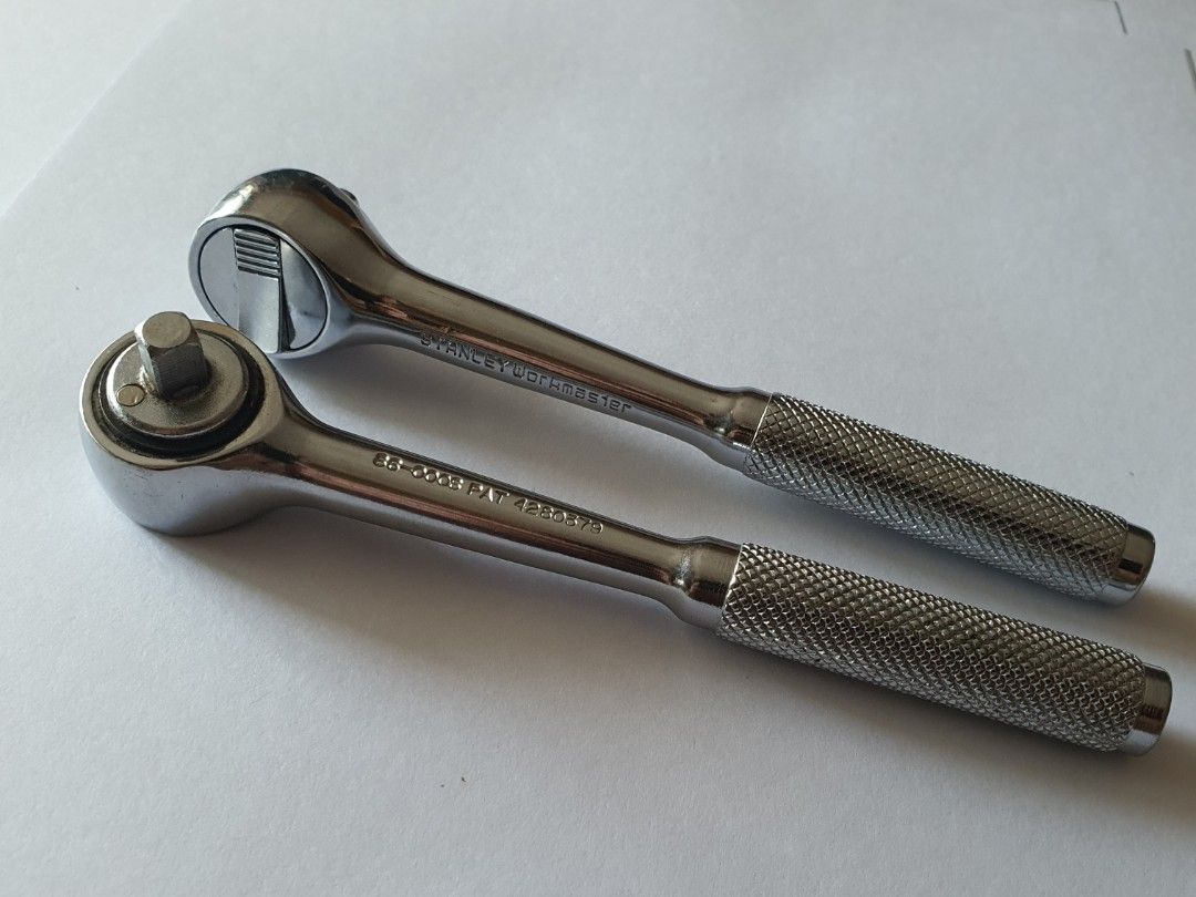 1. Vintage Stanley Workmaster 86-000S Reversible Ratchet Wrench 1/4 ...