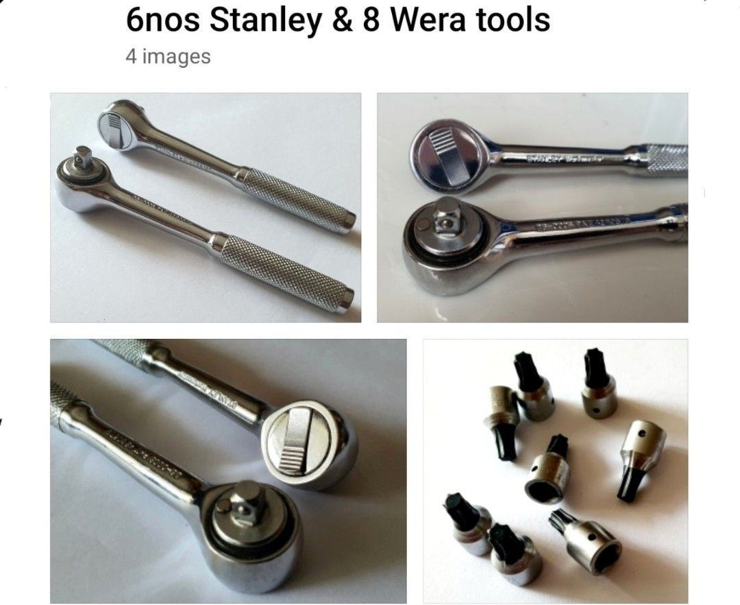 1. Vintage Stanley Workmaster 86-000S Reversible Ratchet Wrench 1/4 ...