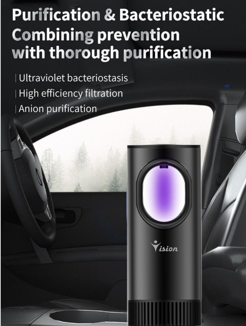 Vision Air Purifier, UVC Air Purifier, True Hepa-13 Filter, TV & Home ...