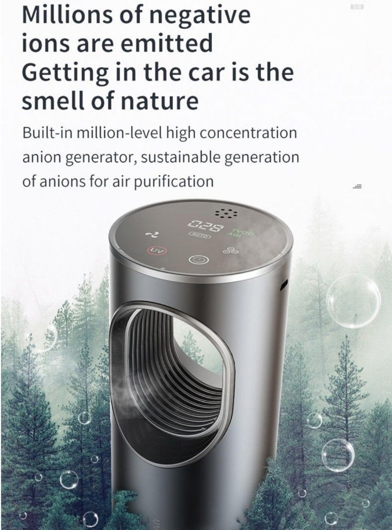 Vision Air Purifier, UVC Air Purifier, True Hepa-13 Filter, TV & Home ...