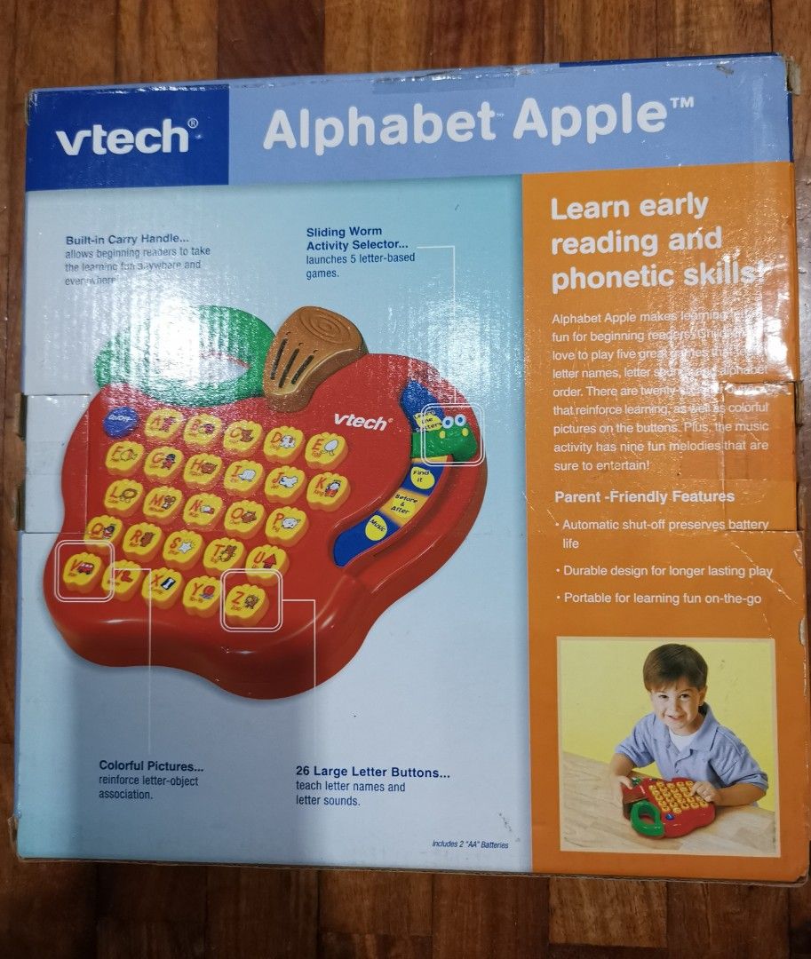 VTECH ALPHABET APPLE, Hobbies & Toys, Toys & Games on Carousell