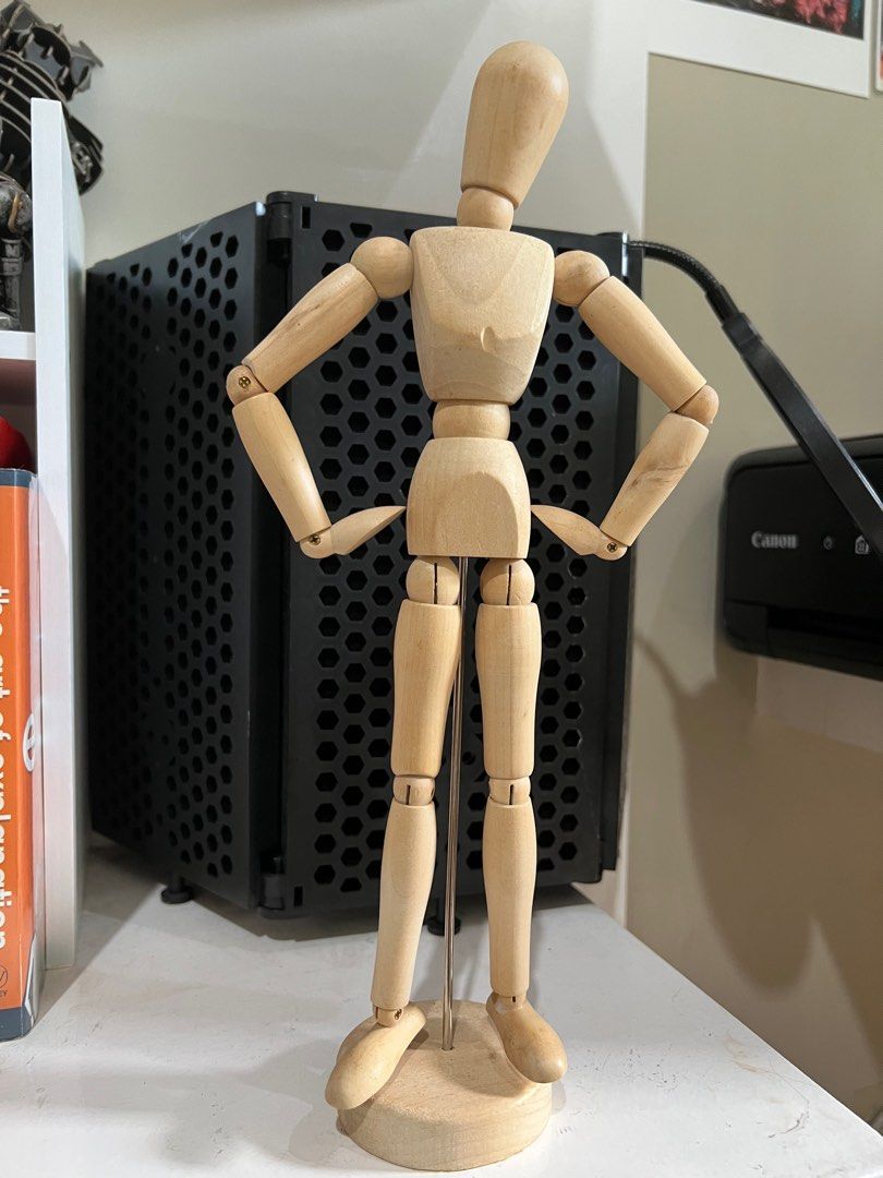 Wooden Human Posable Model with Flexible Joints for Artists, Hobbies ...