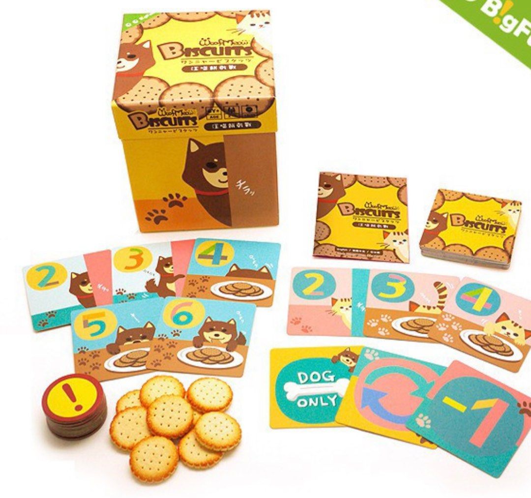 Woof Meow Biscuits Board Game, Hobbies & Toys, Toys & Games on Carousell