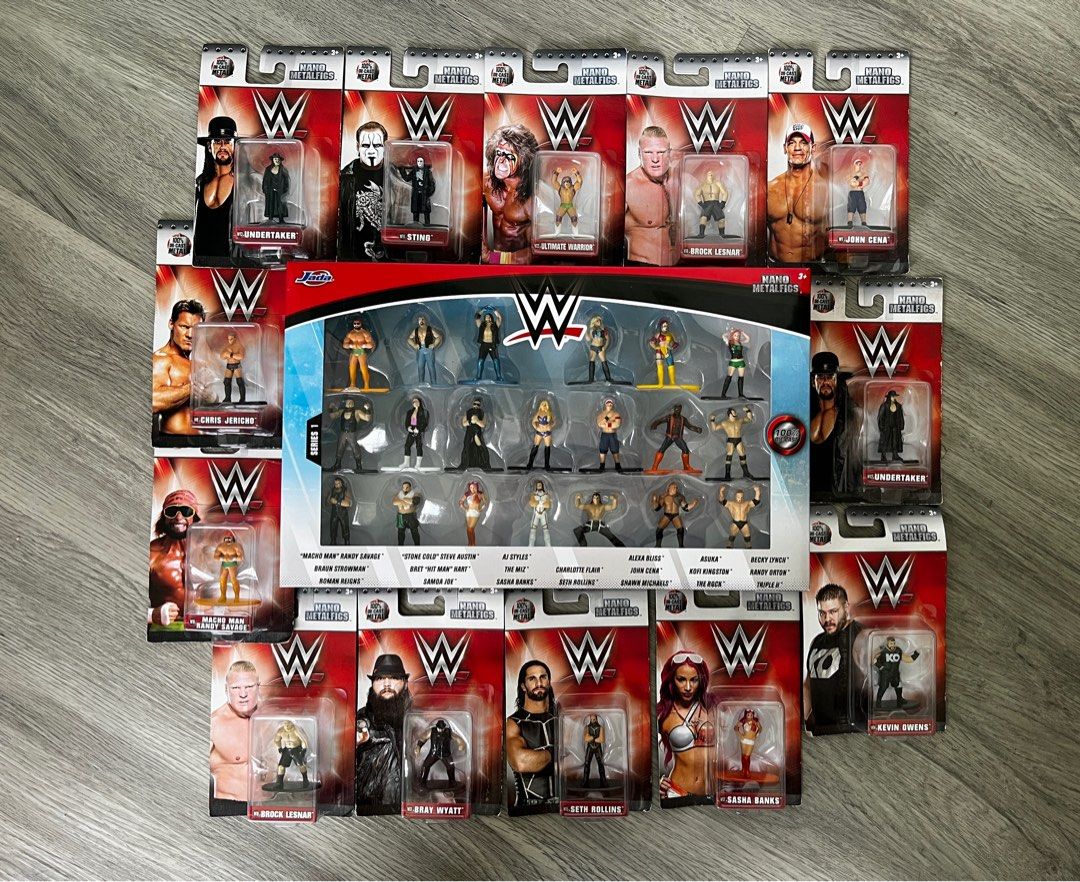 WWE Jada Nano Metalfigs Collection, Hobbies & Toys, Toys & Games on ...