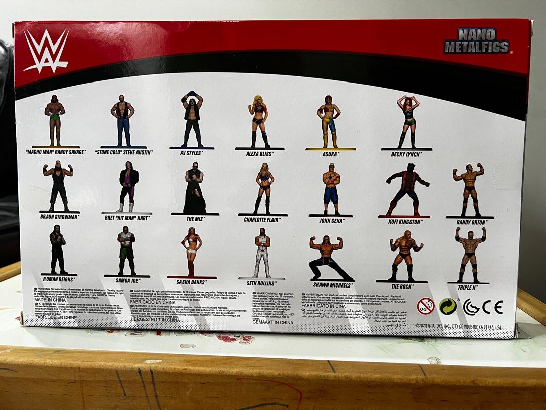 WWE Jada Nano Metalfigs Collection, Hobbies & Toys, Toys & Games on ...