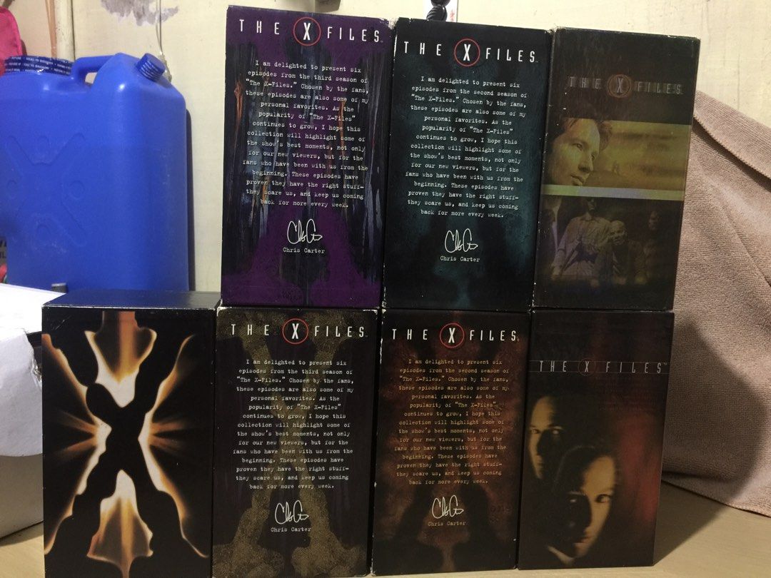 X-Files VHS tape collection box/set, TV & Home Appliances, TV ...