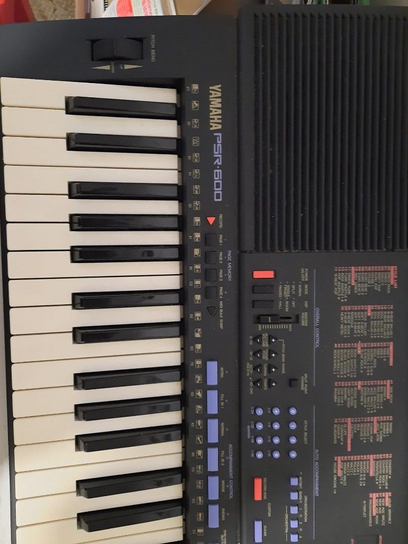 Yamaha PSR-600 Electric Keyboard, Hobbies & Toys, Music & Media ...