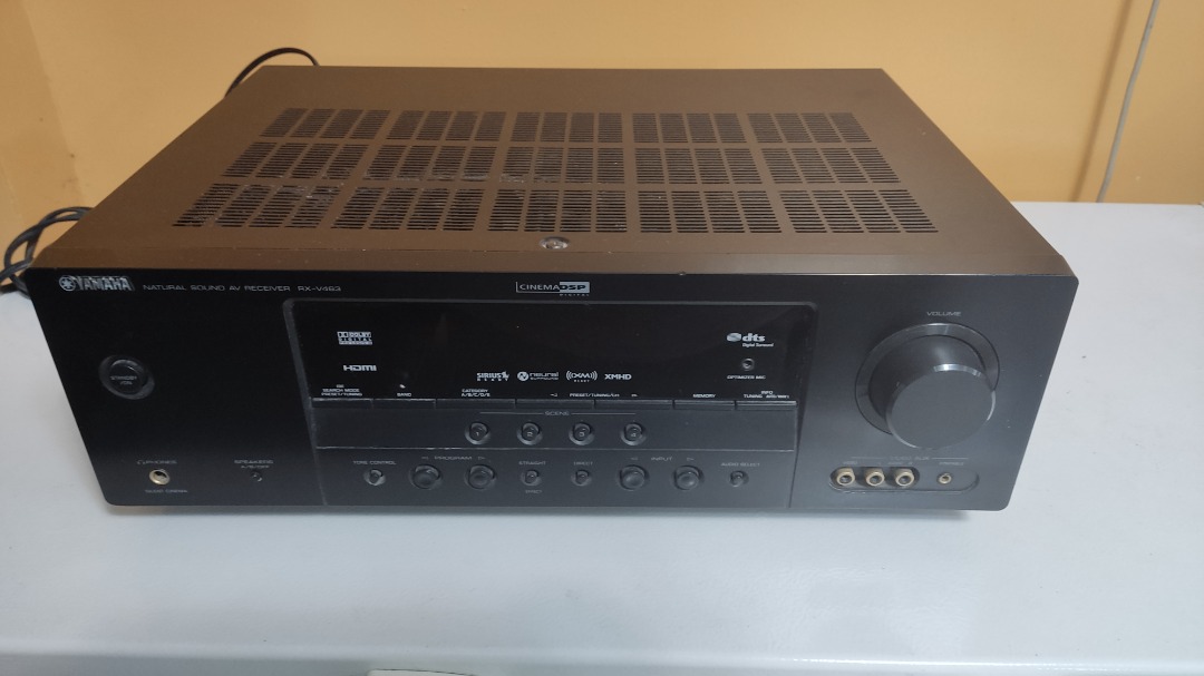YAMAHA RX-V463 5.1 CHANNEL HOME THEATER RECEIVER AMPLIFIER, Audio ...