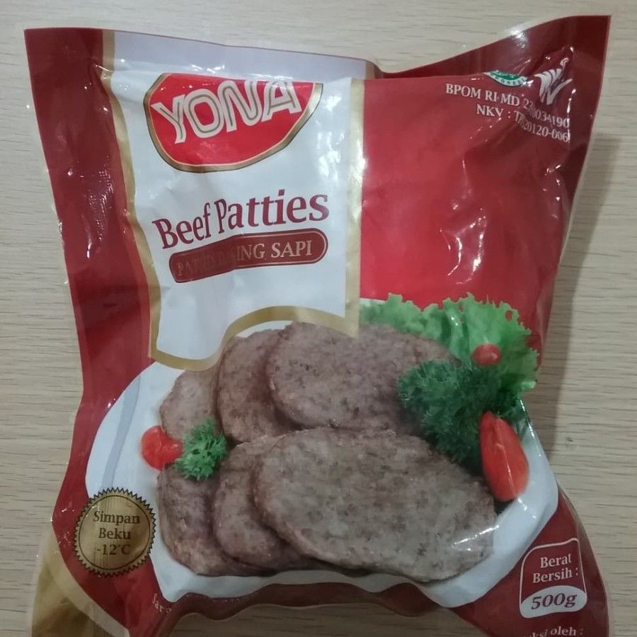 Yona Beef Patties 500gr isi 10pcs, Barang Yang Dicari di Carousell