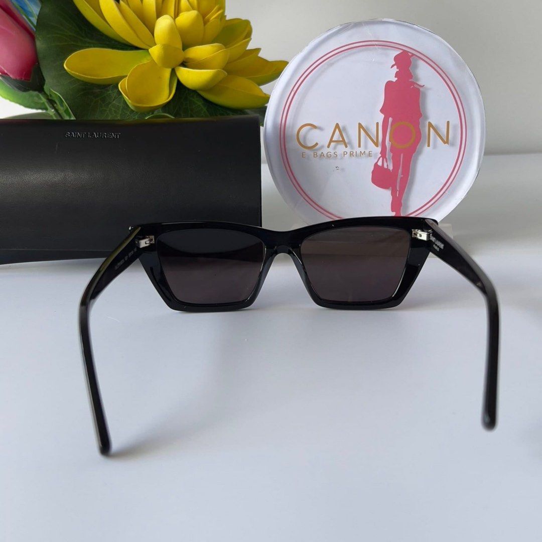 YSL SL 276 Mica Black Sunglasses. Made in, Women's Fashion, Watches ...