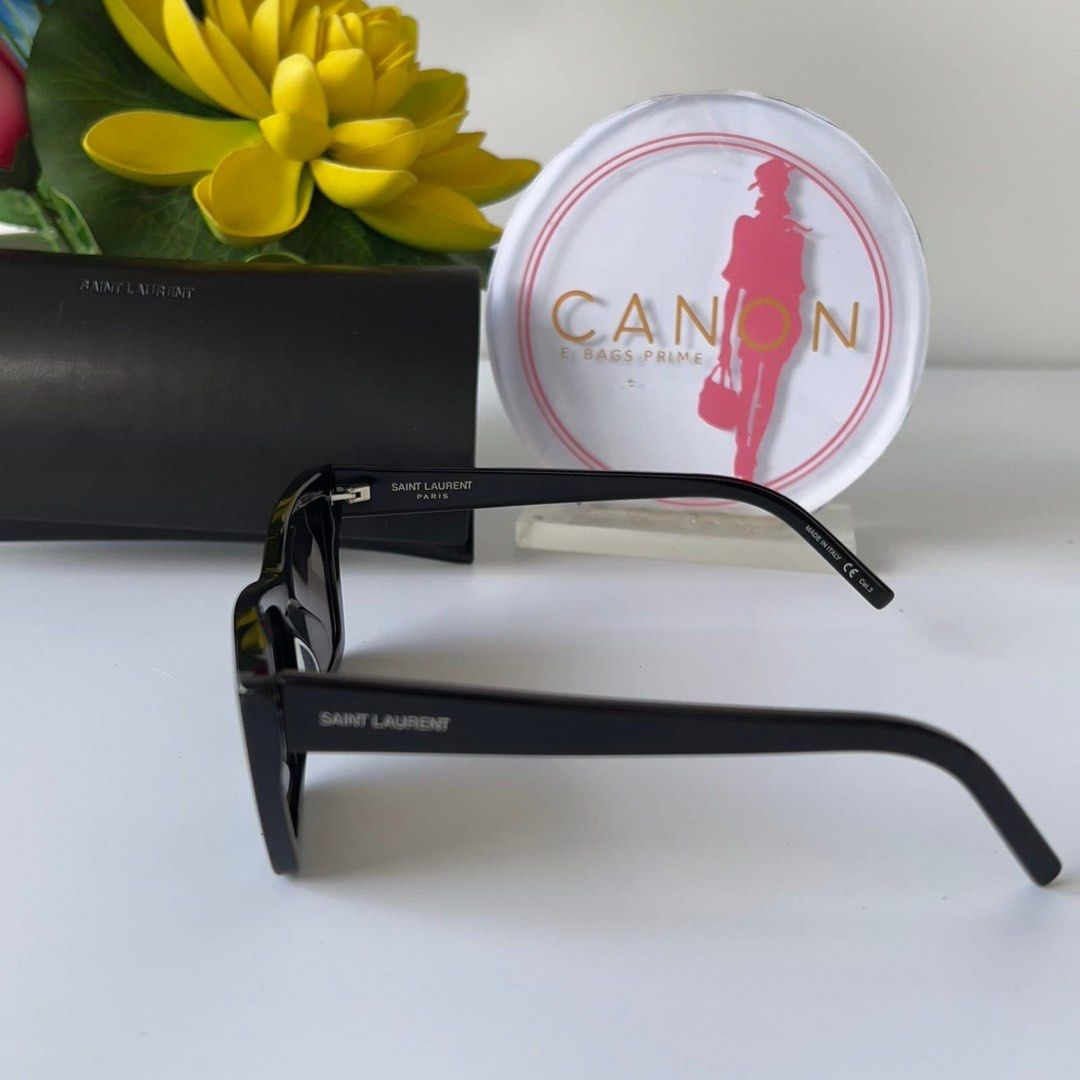 YSL SL 276 Mica Black Sunglasses. Made in, Women's Fashion, Watches ...