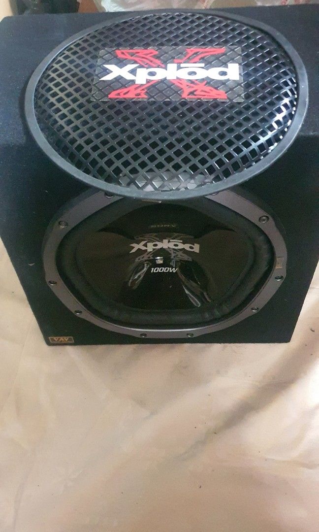 1000w Sony Xplod car subwoofer, Audio, Soundbars, Speakers & Amplifiers on Carousell