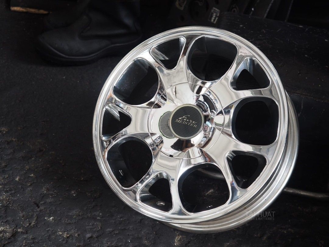 14 inch 4x100 chrome ENSURE Wheels Chrome Clearance 4x100 14 inches ...