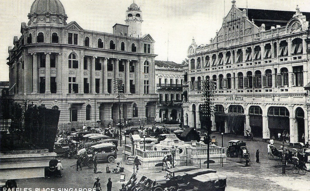1927 Raffles Place... nearly a 100 years ago, with Chartered Bank ...