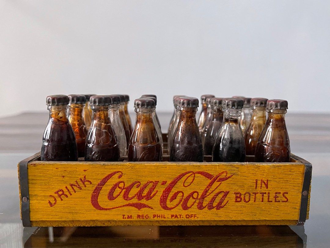1950s Coca-Cola Miniature Bottles and Case, Hobbies & Toys, Memorabilia ...