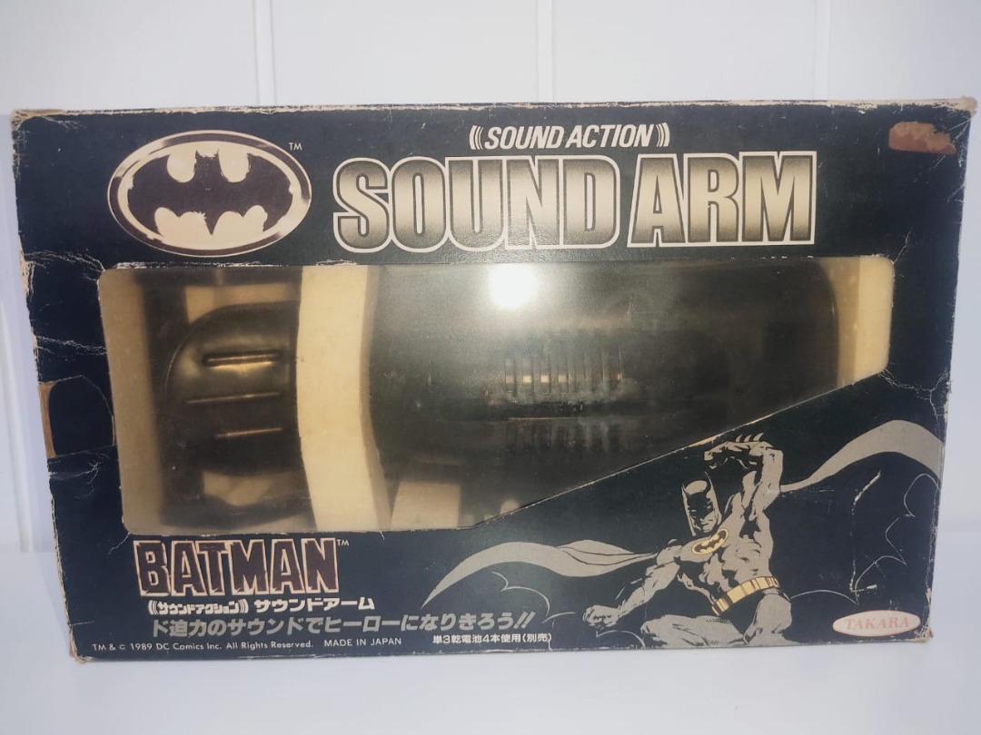 1989 DC COMIC TAKARA - BATMAN SOUND ACTION SOUND ARM MICHAEL KEATON ...