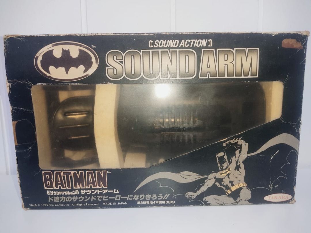 1989 DC COMIC TAKARA - BATMAN SOUND ACTION SOUND ARM MICHAEL KEATON ...