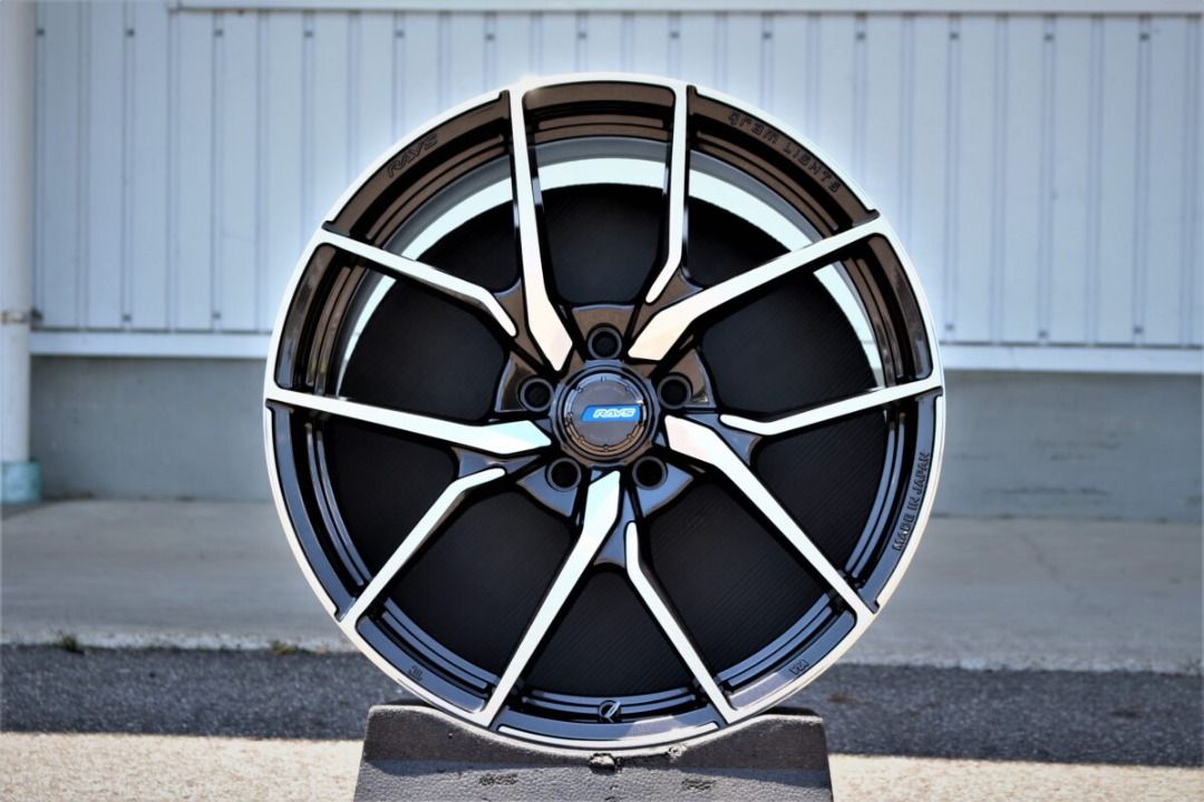 19'' RAYS 57DNA AZURA RIM JAPAN, Car Accessories, Tyres & Rims on Carousell