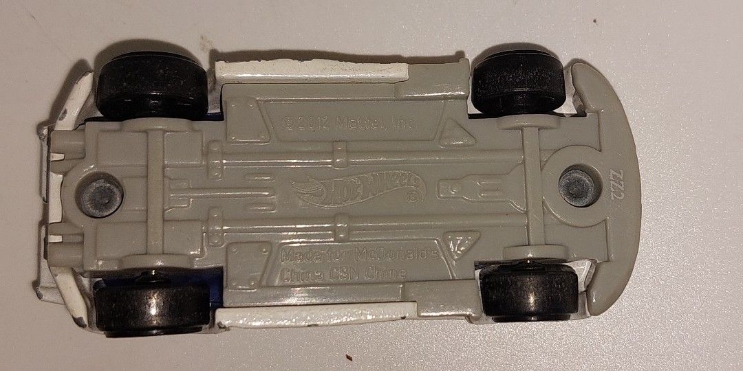 2012 Mcdonald's Happy Meal Team Hot Wheels Scorcher Blue Driver ...