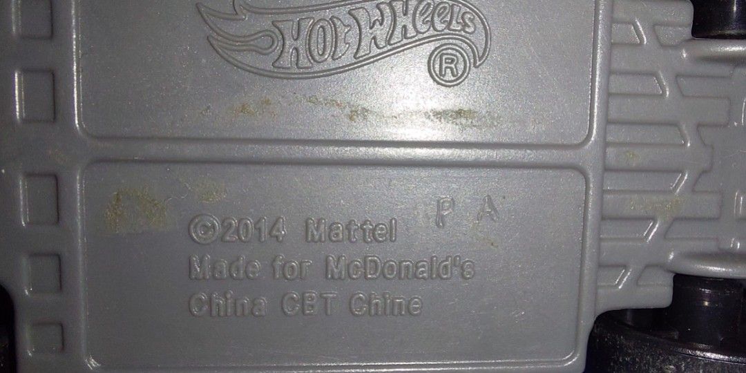 2014 Mcdonald's Happy Meal Hot Wheels #5 Turbo Turret Collectible Blue ...