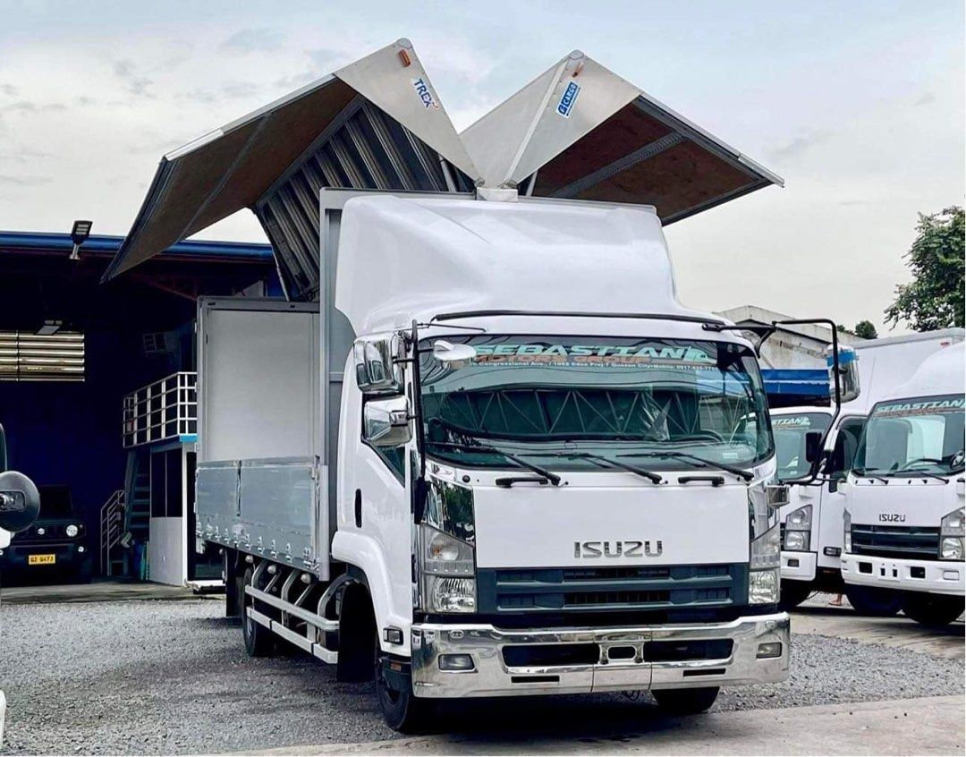 2021 Isuzu Forward Aluminum Wing Van F-Series with Power Lifter ...