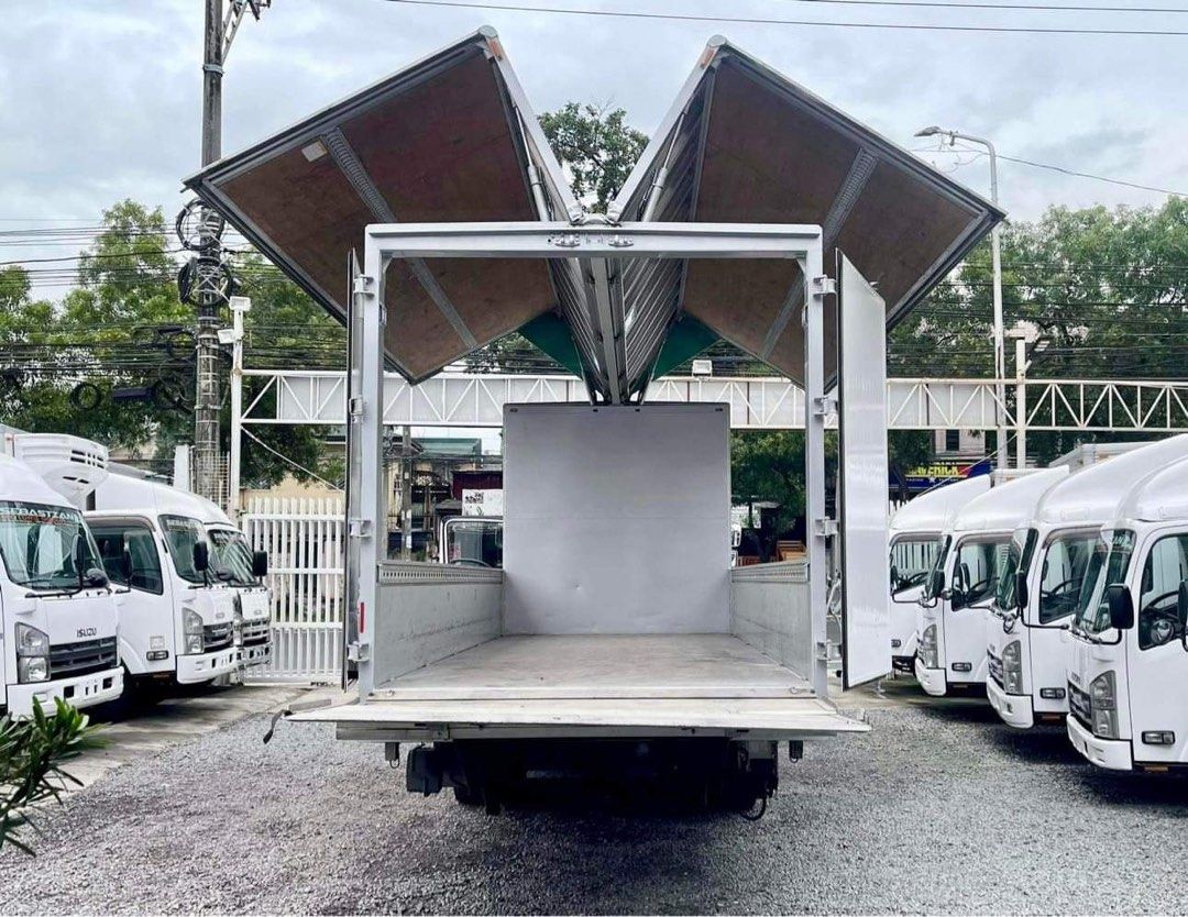 2021 Isuzu Forward Aluminum Wing Van F-Series with Power Lifter ...