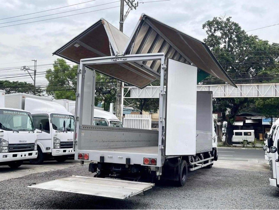 2021 Isuzu Forward Aluminum Wing Van F-Series with Power Lifter ...