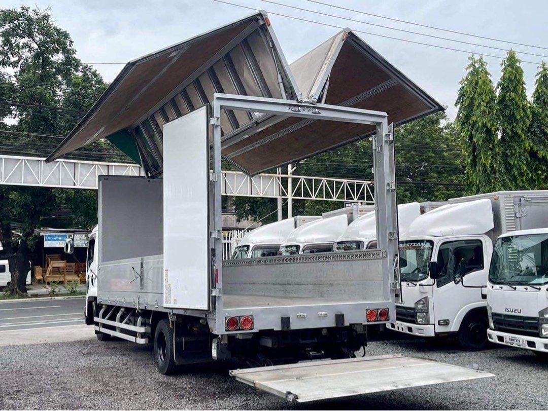 2021 Isuzu Forward Aluminum Wing Van F-Series with Power Lifter ...