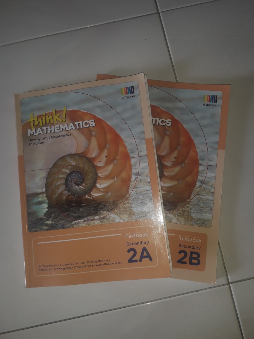 2A & 2B think! Mathematics | New Syllabus Mathematics | 8th Edition, Hobbies & Toys, Books ...