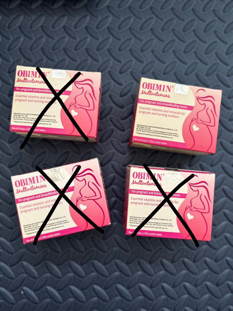 32 tablets SEALED Obimin Multivitamins, Babies & Kids, Maternity Care ...