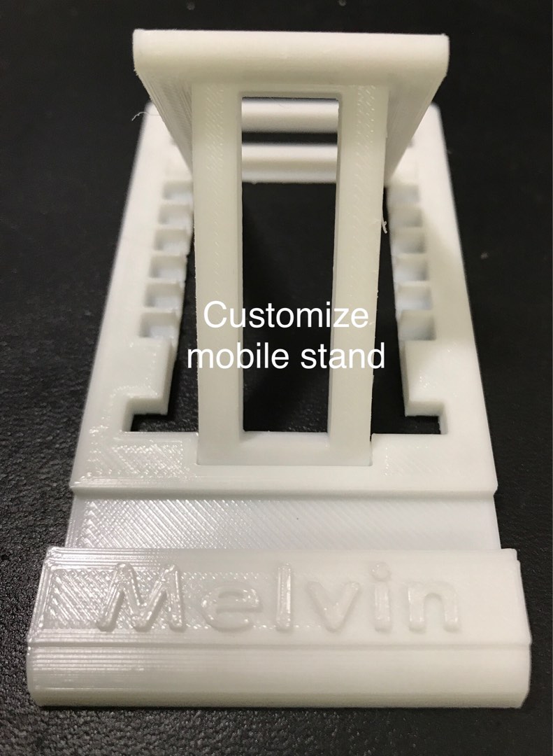 Mobile stand with name, Mobile Phones & Gadgets, Other Gadgets on Carousell