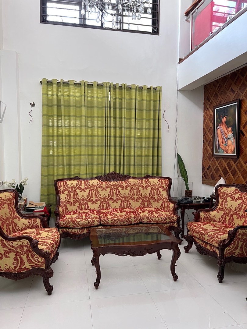 6-pc French Design Sala Set, Furniture & Home Living, Furniture, Sofas ...