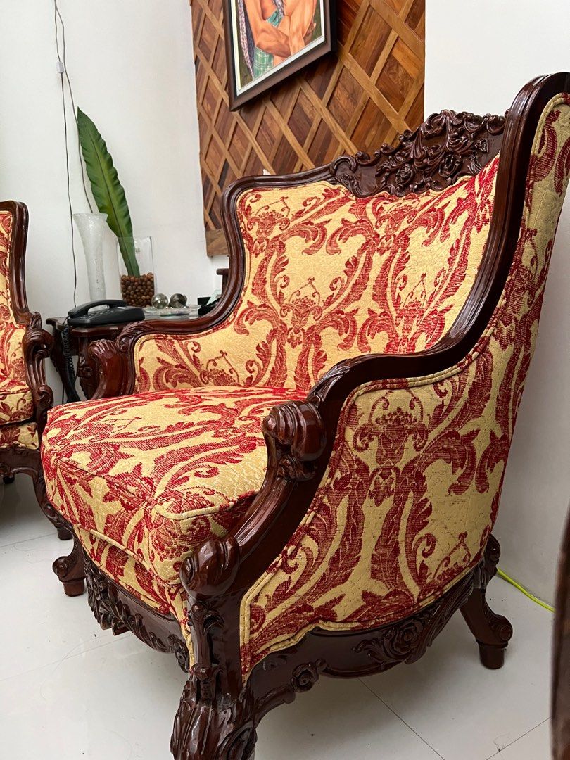6-pc French Design Sala Set, Furniture & Home Living, Furniture, Sofas ...