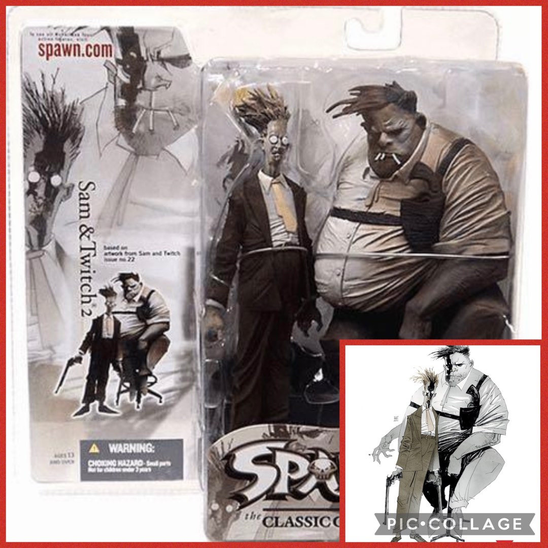 全新 Mcfarlane Spawn Series 25 Classic Covers Sam & Twitch 2 Figures 再生俠 ...