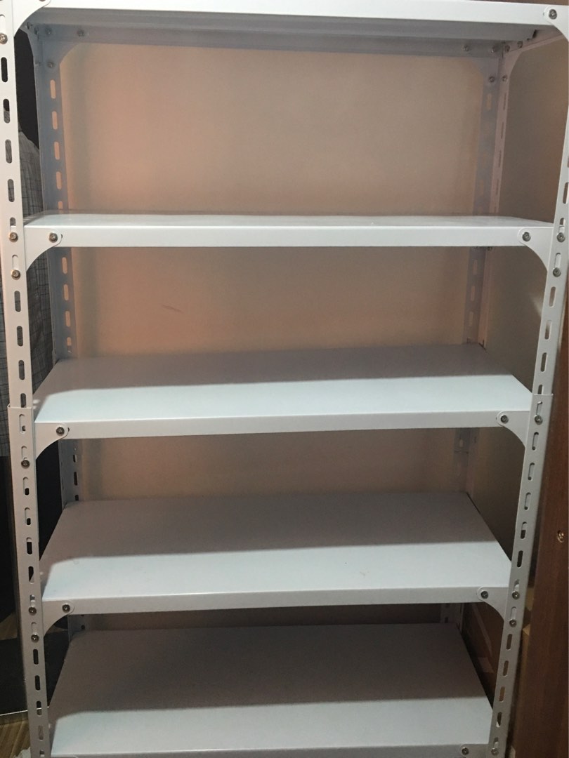 Adjustable Steel Storage Rack (5-layer, 80cm x 30cm x 100cm), Furniture ...