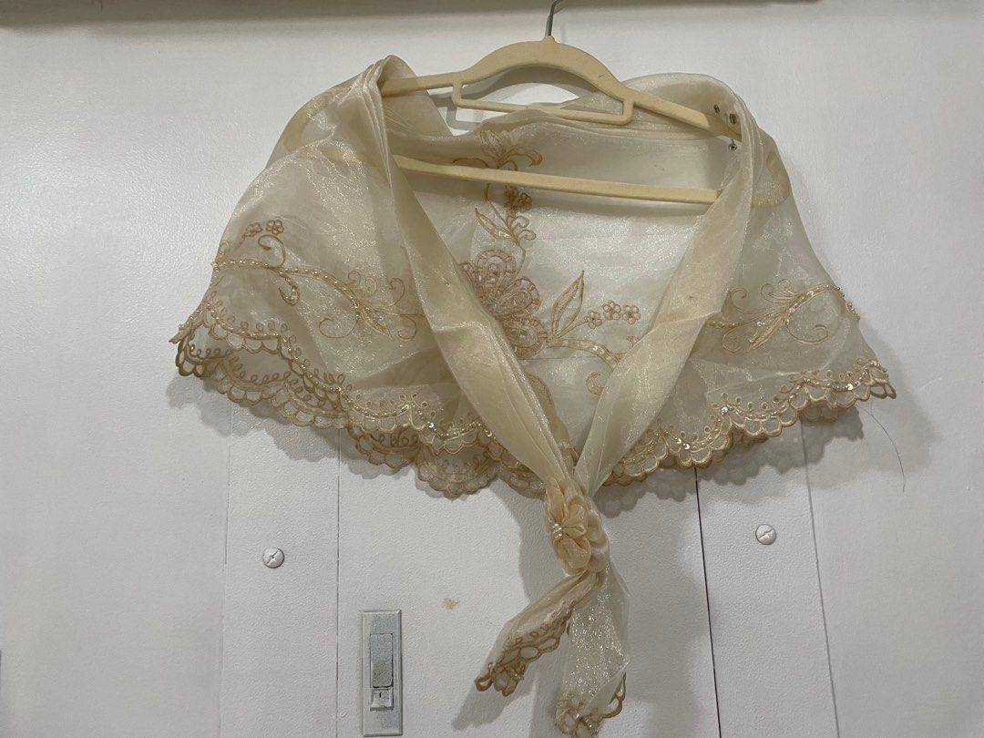Alampay / Filipiniana Shawl, Women's Fashion, Dresses & Sets ...