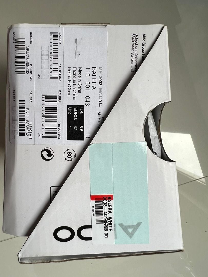 Aldo Balera White with Aldo Outsole Grip, Women's Fashion, Footwear ...