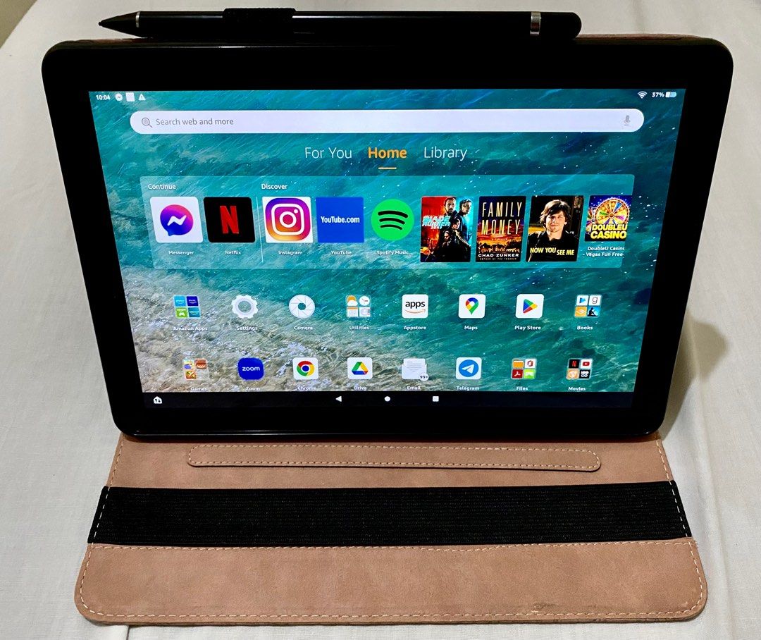 Amazon Fire HD10 Tablet 32GB 11th Gen 2021 with Alexa with free case ...