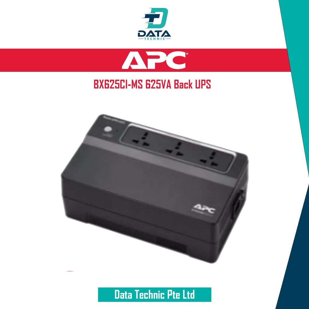 APC BX625CI-MS 625VA Back UPS, Computers & Tech, Parts & Accessories ...