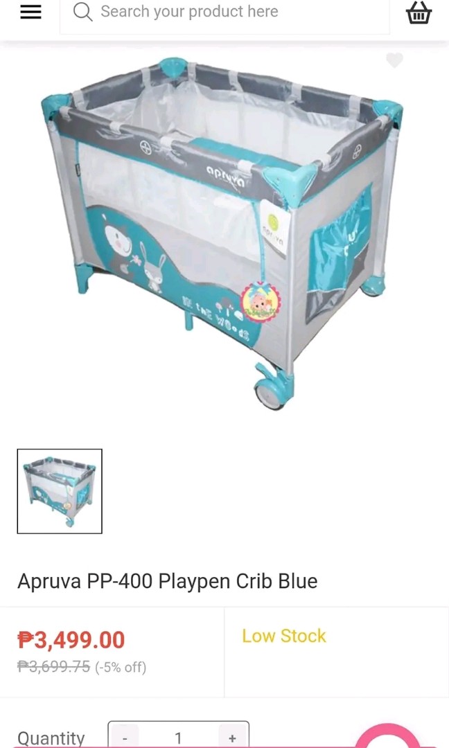 Apruva crib, Babies & Kids, Baby Nursery & Kids Furniture, Children's ...