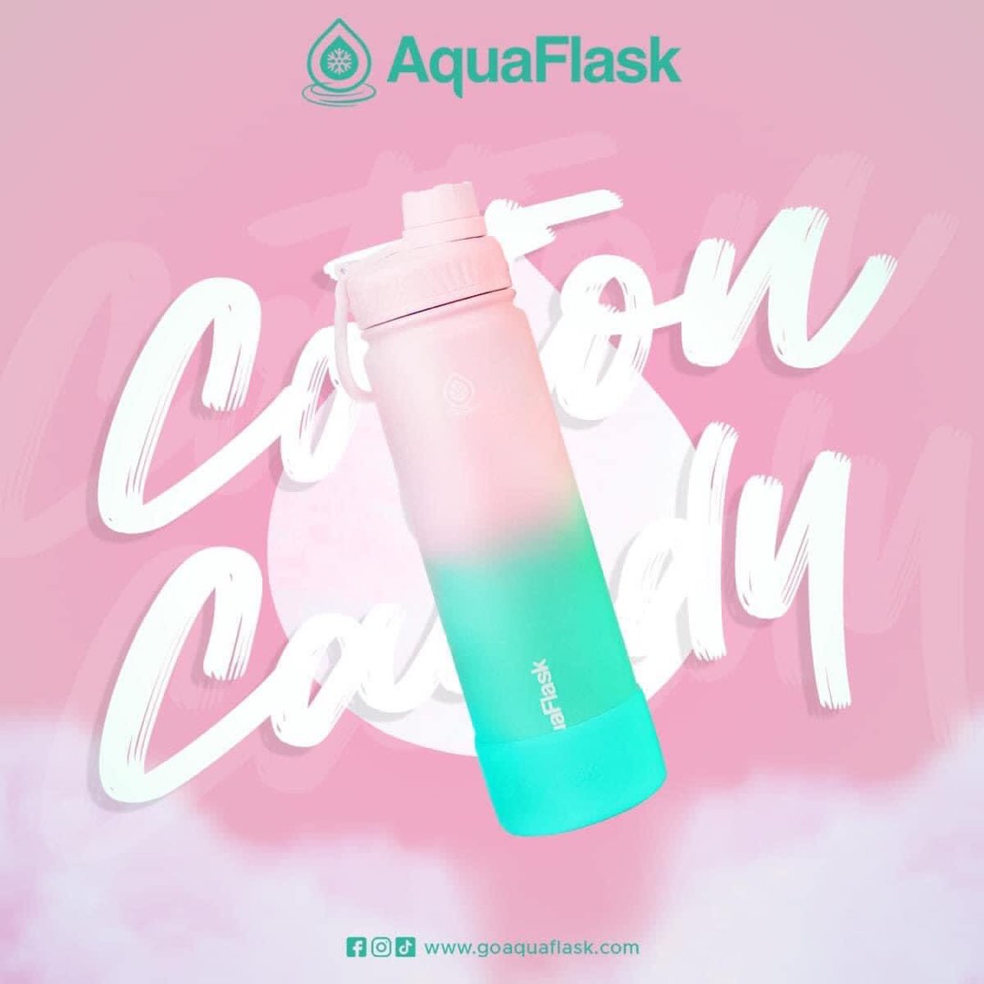 Aquaflask Limited Edition Cotton Candy 40oz, Furniture & Home Living ...