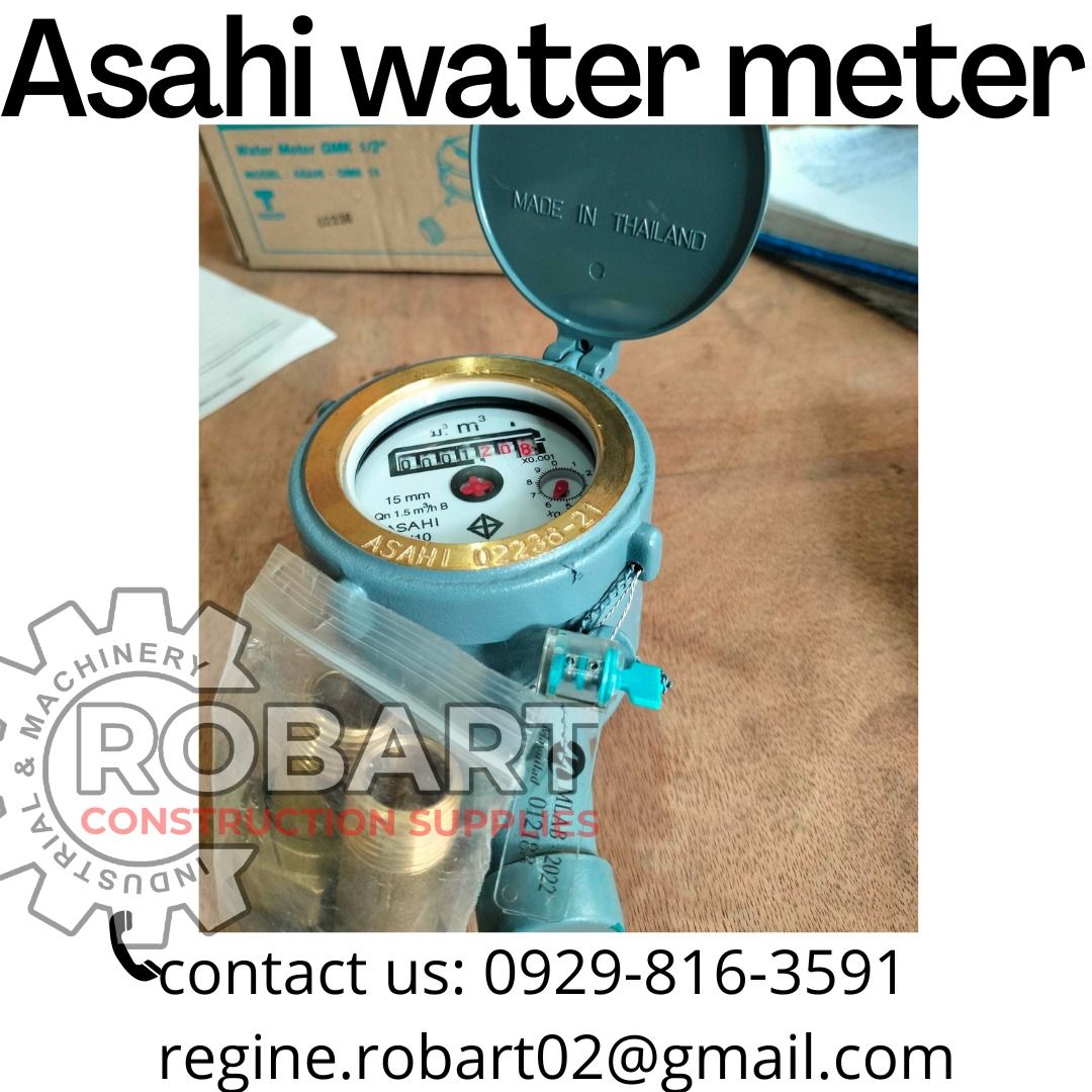 Asahi water meter, Commercial & Industrial, Construction Tools ...