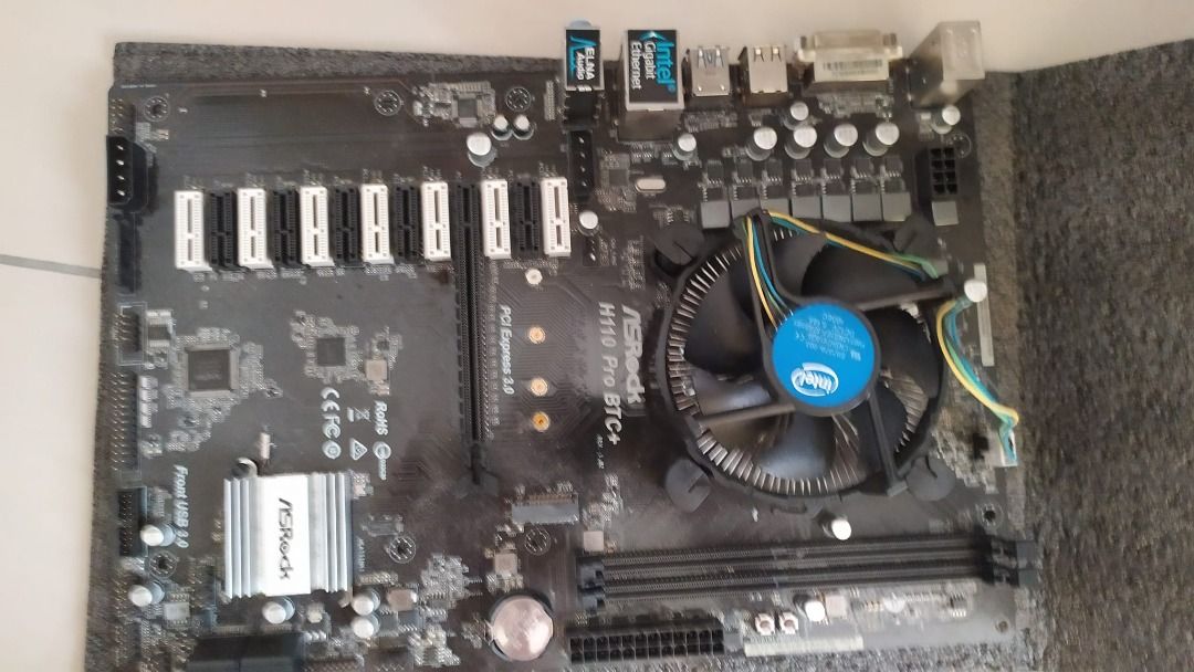 ASROCK H110 BTC MAINBOARD / ASROCK MOTHERBOARD / INTEL G4400, Computers ...