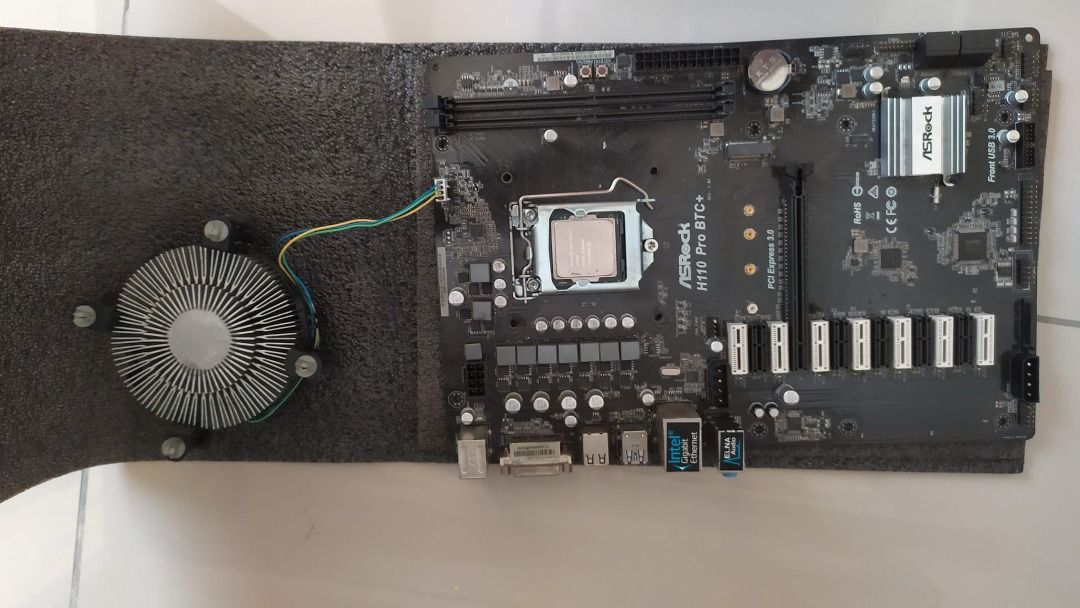 ASROCK H110 BTC MAINBOARD / ASROCK MOTHERBOARD / INTEL G4400, Computers ...