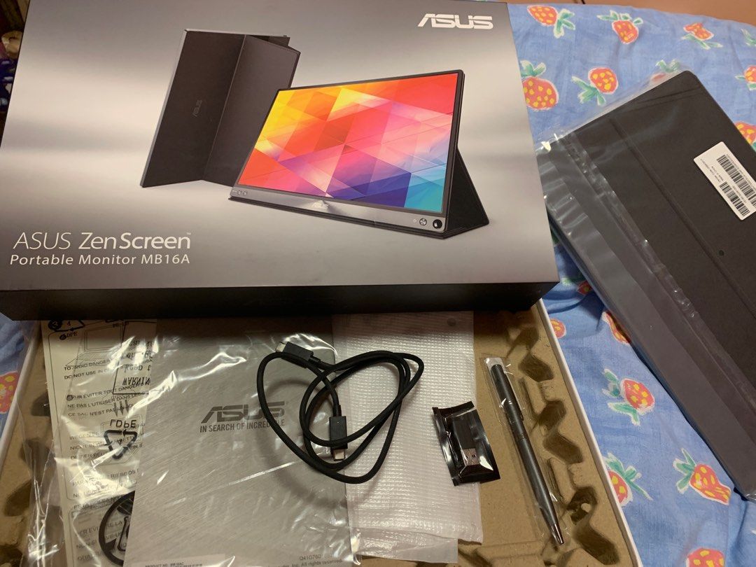 ASUS ZenScreen Portable Monitor MB16AC (Almost BNIB), Computers & Tech ...
