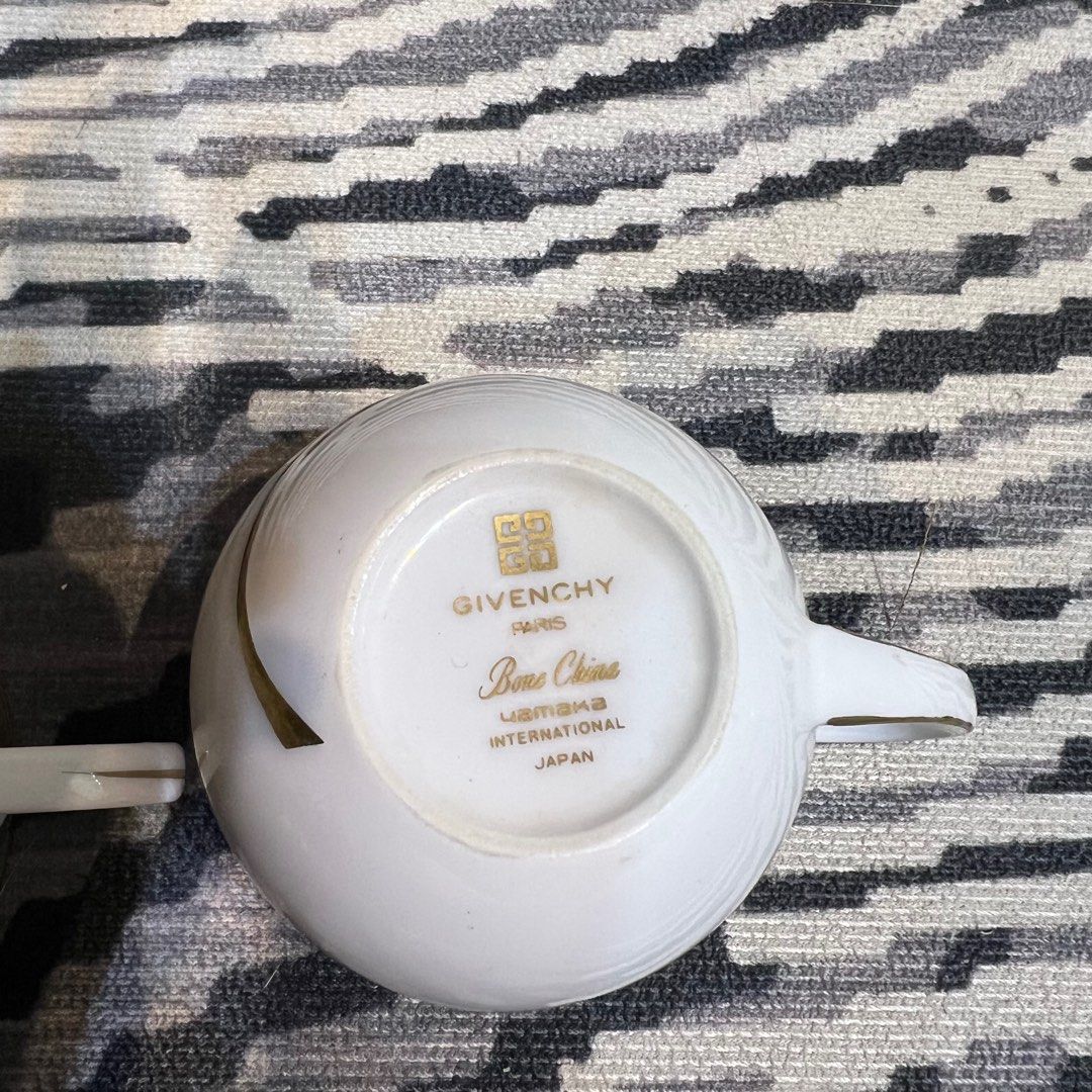 AUTH GIVENCHY TEA CUPS WITHOUT SAUCER, Luxury, Accessories on Carousell