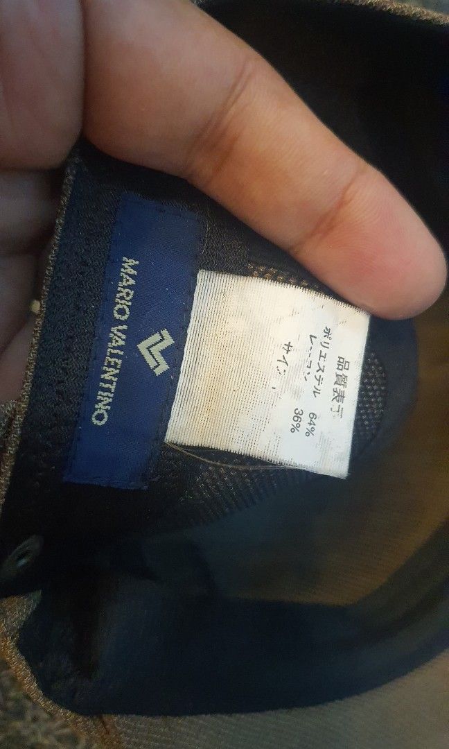 Authentic mario valentino palos cap, Luxury, Accessories on Carousell