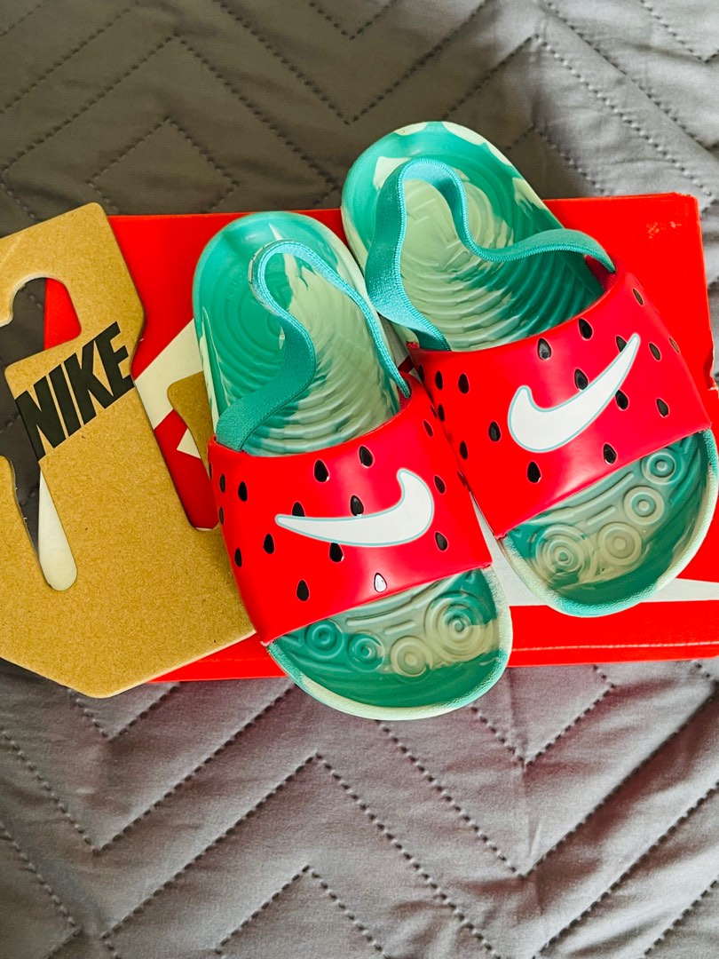 AUTHENTIC NIKE KAWA SLIDES LIMITED EDITION, Babies & Kids, Babies ...