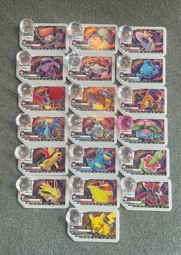 [Authentic] Pokemon Gaole Disks - Legend 1 (4 Stars), Hobbies & Toys ...