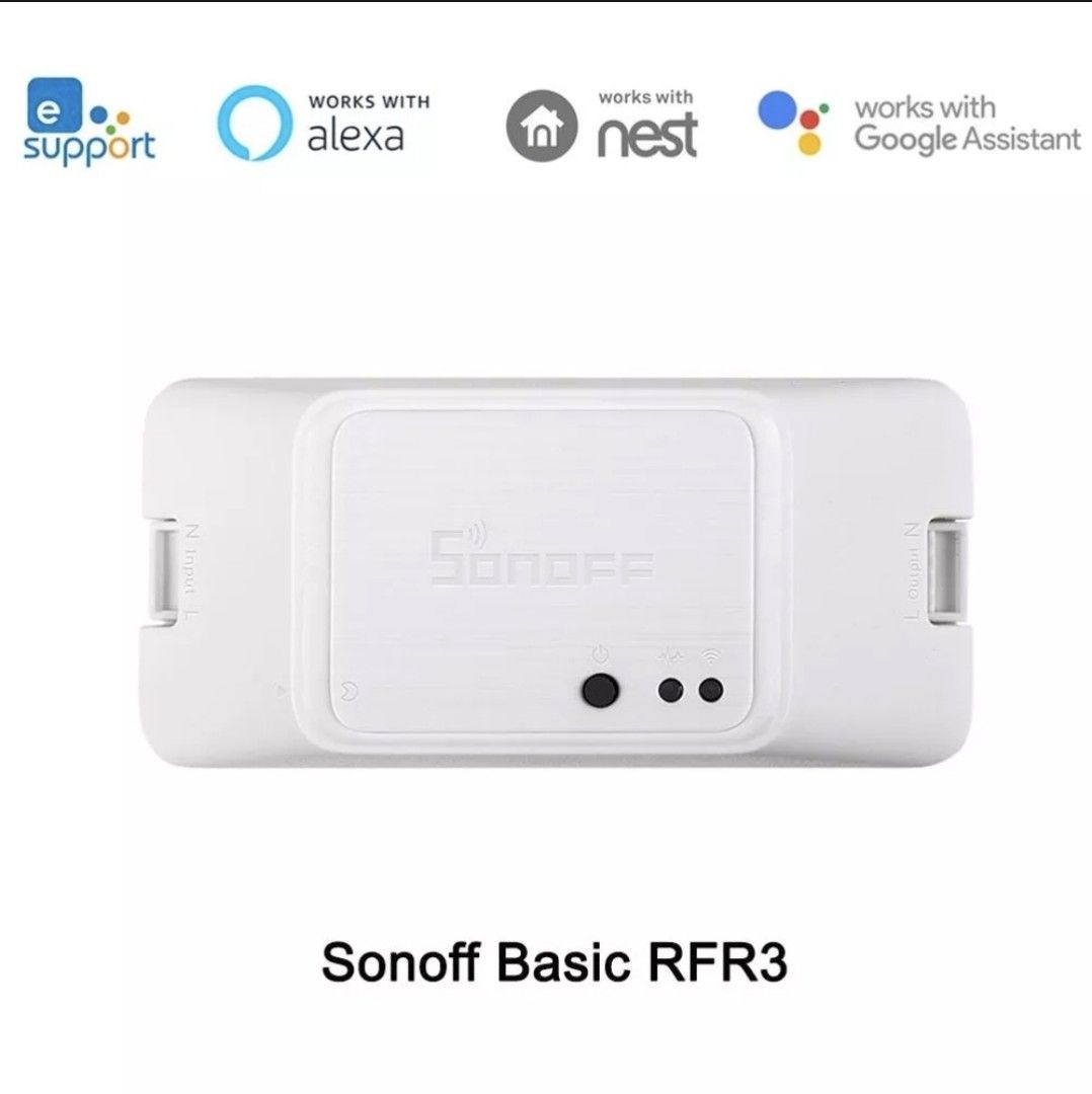 B2)Sonoff RFR3 - WiFi DIY Smart RF Control Switch, TV & Home Appliances ...